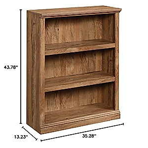 Sauder Miscellaneous Bookcase, L: 35.28" x W: 13.23" x H: 43.78", Sindoori Mango finish