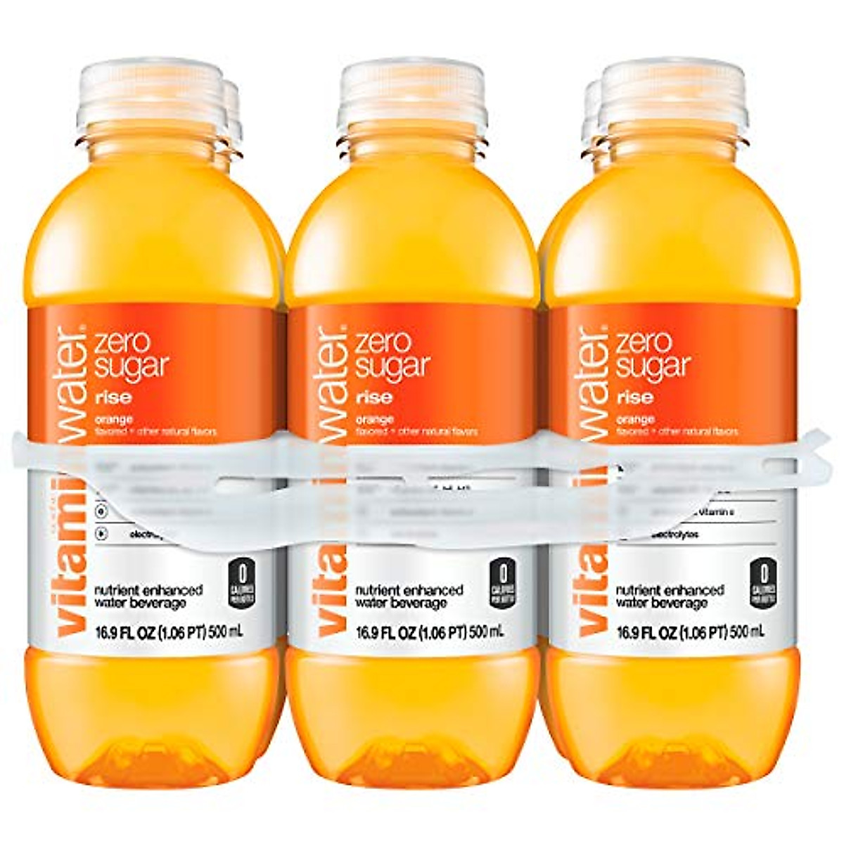 Vitaminwater Zero Rise Water, 16.9 Fl Oz (pack of 6)