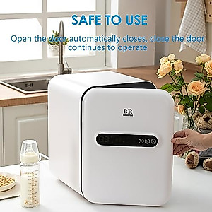 BRBLUERISE Bottle Sterilizer and Dryer 17L 4 in 1 UV Sterilizer and Dryer with Touch Screen Control Auto-Off Safety Sterilizer for Baby stuffs, Baby Bottles & Breast Pump Accessories