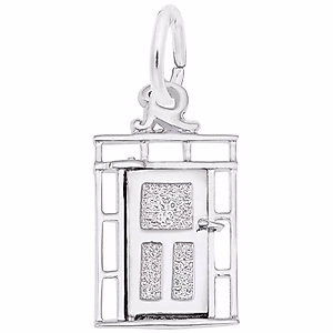 Rembrandt Charms Door Charm, Sterling Silver