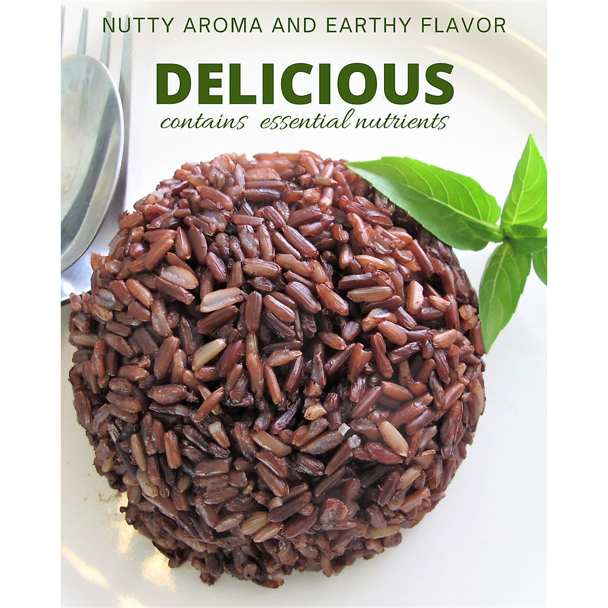 Organic Red Jasmine Thai Rice - High Fiber Superfood - Gluten Free, Preservative Free, Small Lot Farmed from Thailand - 4 LB