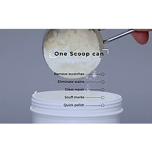 Premium Cerium Oxide, Optical Grade for Scuff, Marks and scratchs in Glass and Mirrors