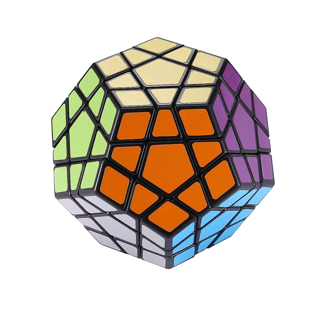 Dreampark 3x3 Megaminx Speed Cube Puzzle Toy, Black