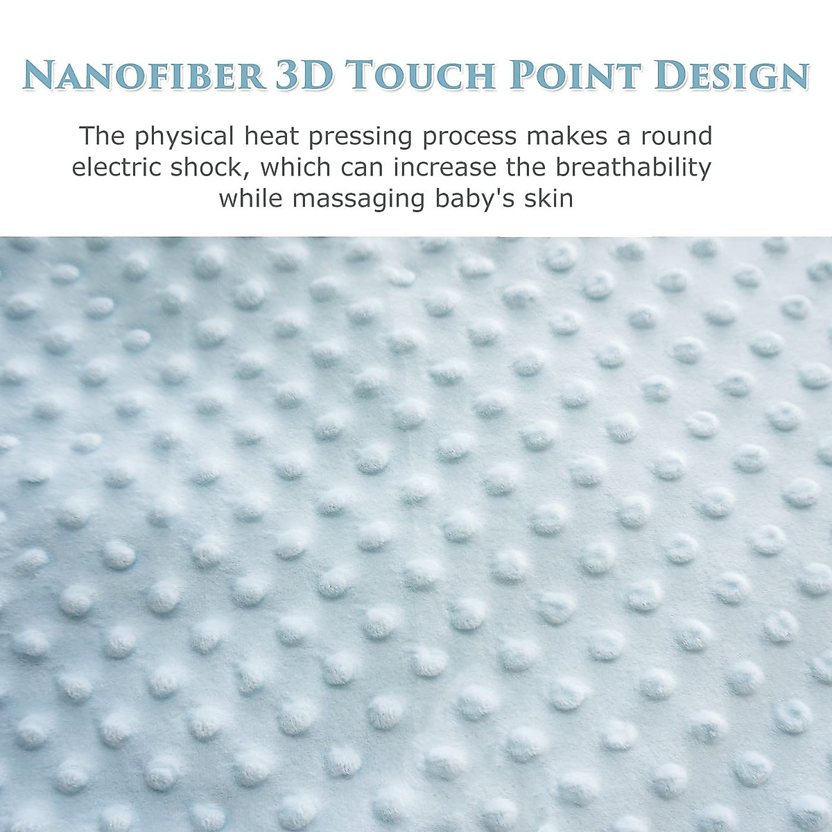 ZIGJOY Baby Sleeping Bag Three-Layer Thicken Swaddle Blanket for Newborn 0-9 Months 2-Way Zipper Fleece Blanket Baby Sleeping Bag Widen Hem Baby Winter Sleeping Sack(Light Blue)