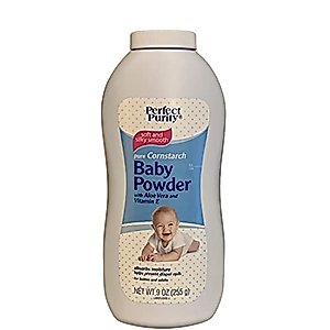 Generic Perfect Purity Pure Cornstarch Baby Powder with Aloe and Vitamin E, 9 oz., 9 Ounce (Pack of 1)
