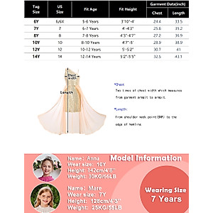 GRACE KARIN Girls Sequin Dress Sliver Pageant Dresses for Girls 6-7 Birthday Party Dresses