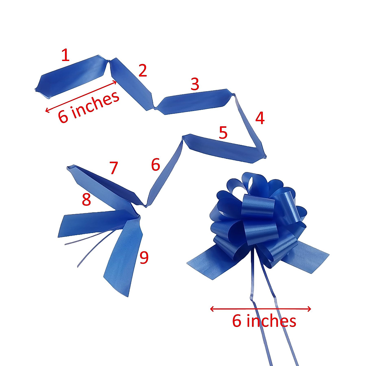 Wowfit Cello Bags with Gift Wrap Bows,10 CT 24x30 Clear Cellophane Bags wiht 6" Pull Bows Perfect for Gift Baskets, Presents, Weddings, Bridal/Baby Showers