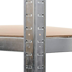 ZQQLVOO Multipurpose Shelf Display Rack,Garage Storage Shelving,Shelves for Storage Shelving,Garage Shelves, Basement Shelving Utility Shelf Rack,Storage Shelves 2 pcs 35.4"x15.7"x70.9" MDF