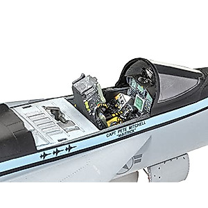 Revell 85-5871 Top Gun Maverick's F/A-18E Super Hornet Fighter Jet Kit 1:48 Scale 161-Piece Skill Level 5 Plastic Model Airplane Building Kit , Gray