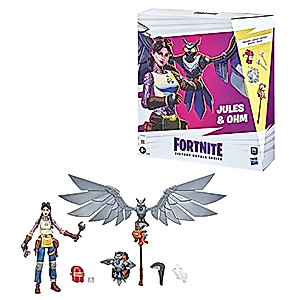 FORTNITE Victory Royale Series Jules and Ohm Deluxe Pack Collectible Action Figures with Accessories - Ages 8 and Up, 6-inch
