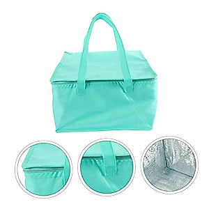 UPKOCH Insulation Bag Cooler Bag Handbag Storage Organizer Insulated Bags for Food Tote Bag Backpack Pizza Food Delivery Tote Delivery Handle Container Window Cooler Bag Fabric
