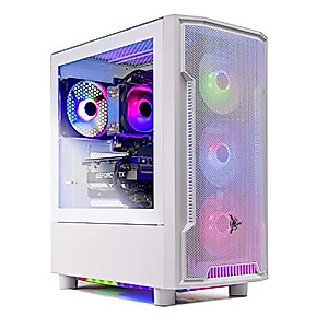 Skytech Gaming Archangel Gaming PC Desktop – AMD Ryzen 7 5700X 3.4 GHz, NVIDIA RTX 3060, 1TB NVME SSD, 16GB DDR4 RAM 3200, 600W Gold PSU, 11AC Wi-Fi, Windows 11 Home 64-bit