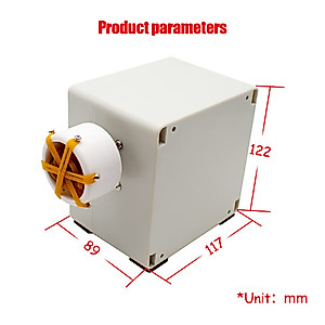 iDili AC 100-240V Portable Professional Fishing Rod Building Winding Elctric-Drive Machine, DIY Fishing Rod Tool 0-66RPM Adjustable (with Foot Switch)