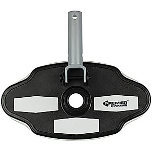 Poolmaster 27412 Deluxe Vinyl Liner Swimming Pool Vacuum, Premier Collection, Medium, Black