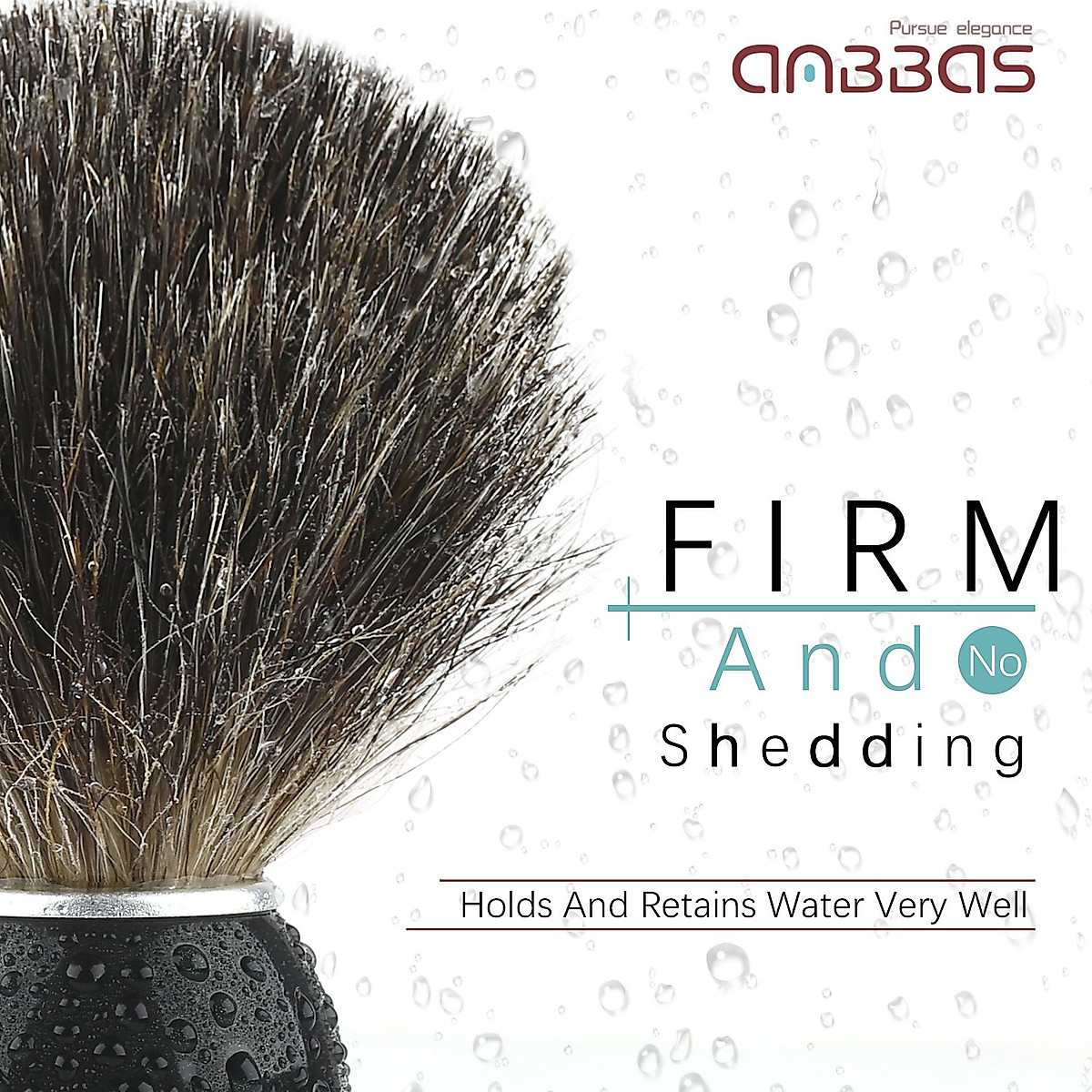 Wet Shaving Set Badger Hair Shaving Brush and Holder Stand