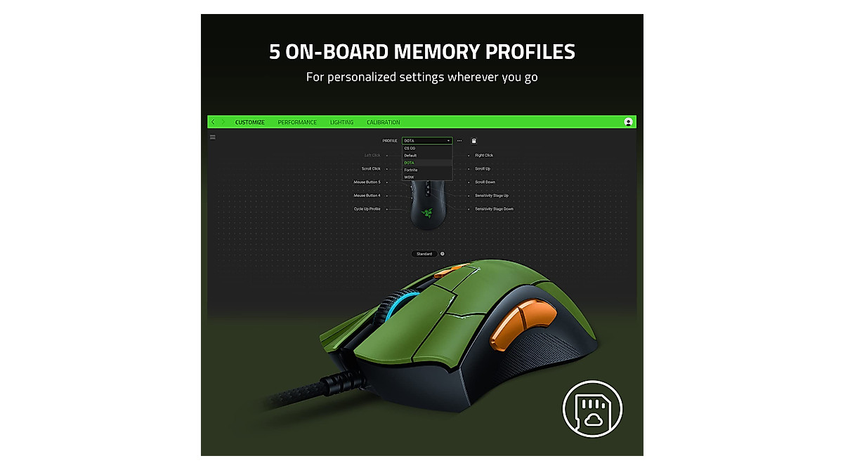 Razer DeathAdder V2 Halo Infinite Gaming Mouse with 20K DPI & RGB