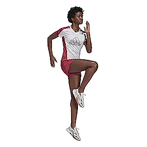 adidas Women's 3" Heat.RDY Short, Wild Pink, XX-Small 3"