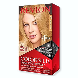 Revlon ColorSilk Hair Color [74] Medium Blonde 1 Each (Pack of 3)