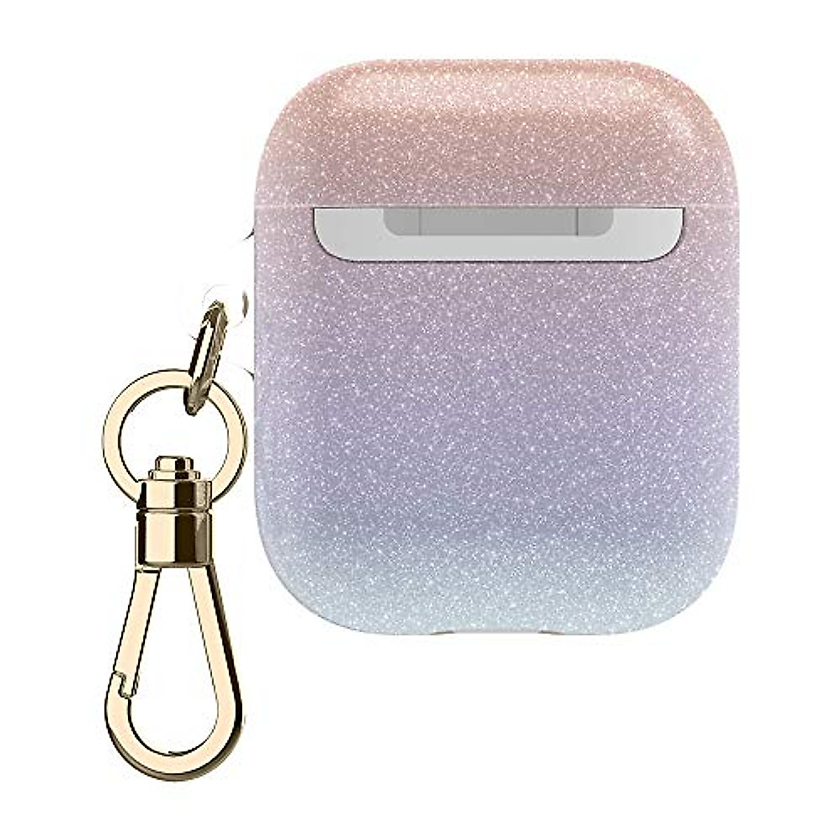 kate spade new york Protective Case for AirPods (1st & 2nd Generation) - Ombre Glitter Pink