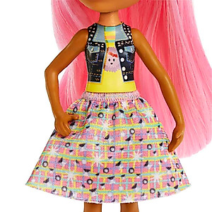 Enchantimals Dolls, City Tails Hensley Hedgehog Doll and Spiney Friend Figure, Small Doll with Removable Skirt and Accessories, Gifts for Kids, HKN13