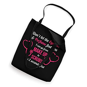 RN NP LVN CNA Nurse Life Scrub Funny Nursing Graduate Gift Tote Bag