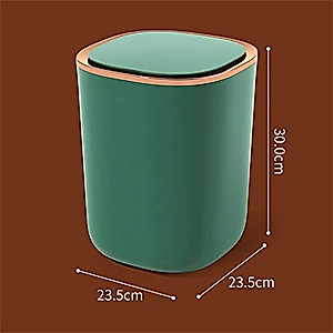 DHTDVD 12L Smart Sensor Garbage Bin Kitchen Bathroom Toilet Trash Can Automatic Induction Waterproof Bin with Lid (Color : D, Size : 12L)
