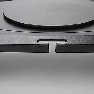 Mind Reader Wide Monitor Stand, Height Adjustable, Rotating Base, Laptop Riser, Office, 16.14" L x 11.97" W x 4.41" H, Black