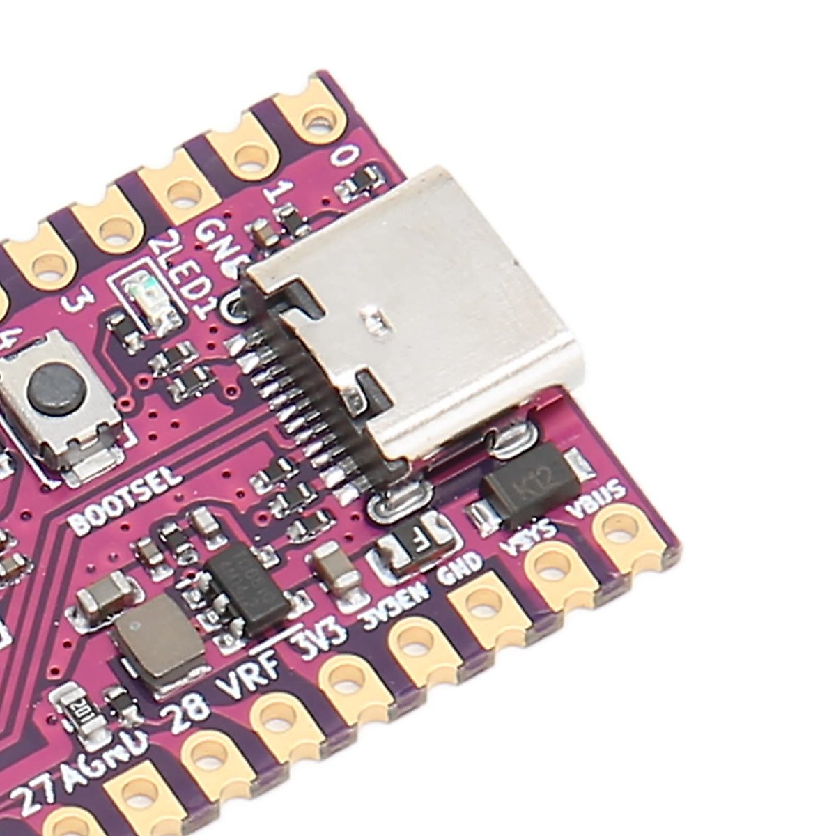 Microcontroller Board for Raspberry Pi Pico RP2040, Dual Core ARM Cortex M0+Processor Flexible Microcontroller Module