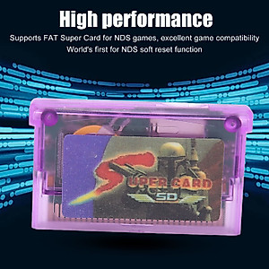 Video Games Memory Card for GBA GBA SP GBM NDS Lite, Burning Card Game Flashcards, Mini Card Supports Fat Super Card for NDS Games