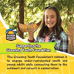 Toysmith Outdoor Discovery, Hoot-N-Hollar Animal Caller, 9" Horn With 9 Animal Sounds, For Boys & Girls Ages 5+