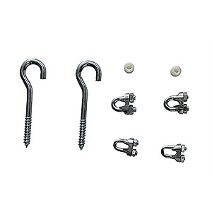 Petest 60ft Trolley Runner Cable for Heavy Dogs Up to 125 Pounds