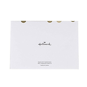 Hallmark Thank You Cards, Gold Foil and Glitter Dots (40 Thank You Notes with Envelopes for Wedding, Bridal Shower, Baby Shower, Graduation)