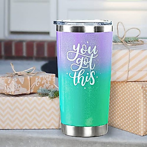 Pawzity Inspirational Gifts for Women - 20 Oz Stainless Steel Tumbler, Present for Motivational, friend, Encouragement, girlfriend, Surgery, Divorce