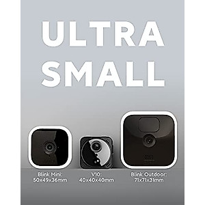 4K Mini Spy Camera WiFi Hidden Wireless Nanny Cam Small Indoor Home Security Secret Cameras Tiny Micro Surveillance Camera with Night Vision AI Human Detection PIR Long-Lasting Battery Life