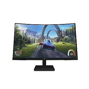 HP X32c FHD Console Gaming Monitor Curve 31.5 Inch 165 Hz 1ms 350nits AMD Freesync Premium VA Panel Low Blue Light Anti-Glare Height Tilt Adjustable for Laptop Desk Setup PS4 PS5 Xbox, Black (Renewed)