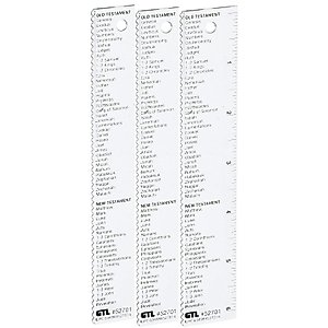 6" Straight-Edge Ruler with Books of The Bible (3)
