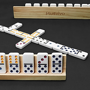 plusvivo Mahjong Mat Anti Slip and Noise Reduction Table Cover for Mahjon Paigow Poker Dominos 32.6" x 32.6"(83cm x 83cm) Black