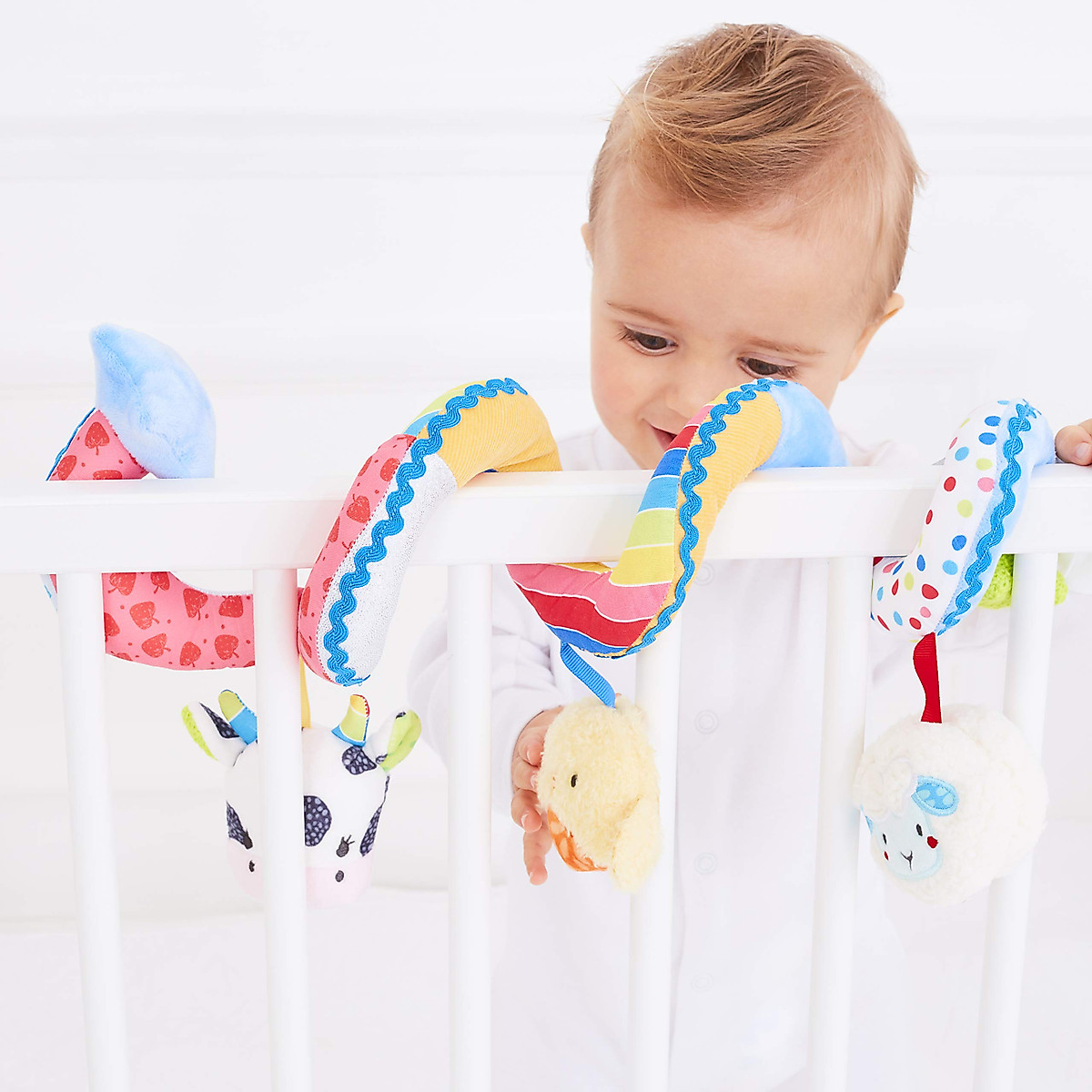 Early Learning Centre Blossom Farm Spiral Wrap Around, Stimulates Senses, Hand Eye Coordination, Kids Toys for Ages 0+, Amazon Exclusive