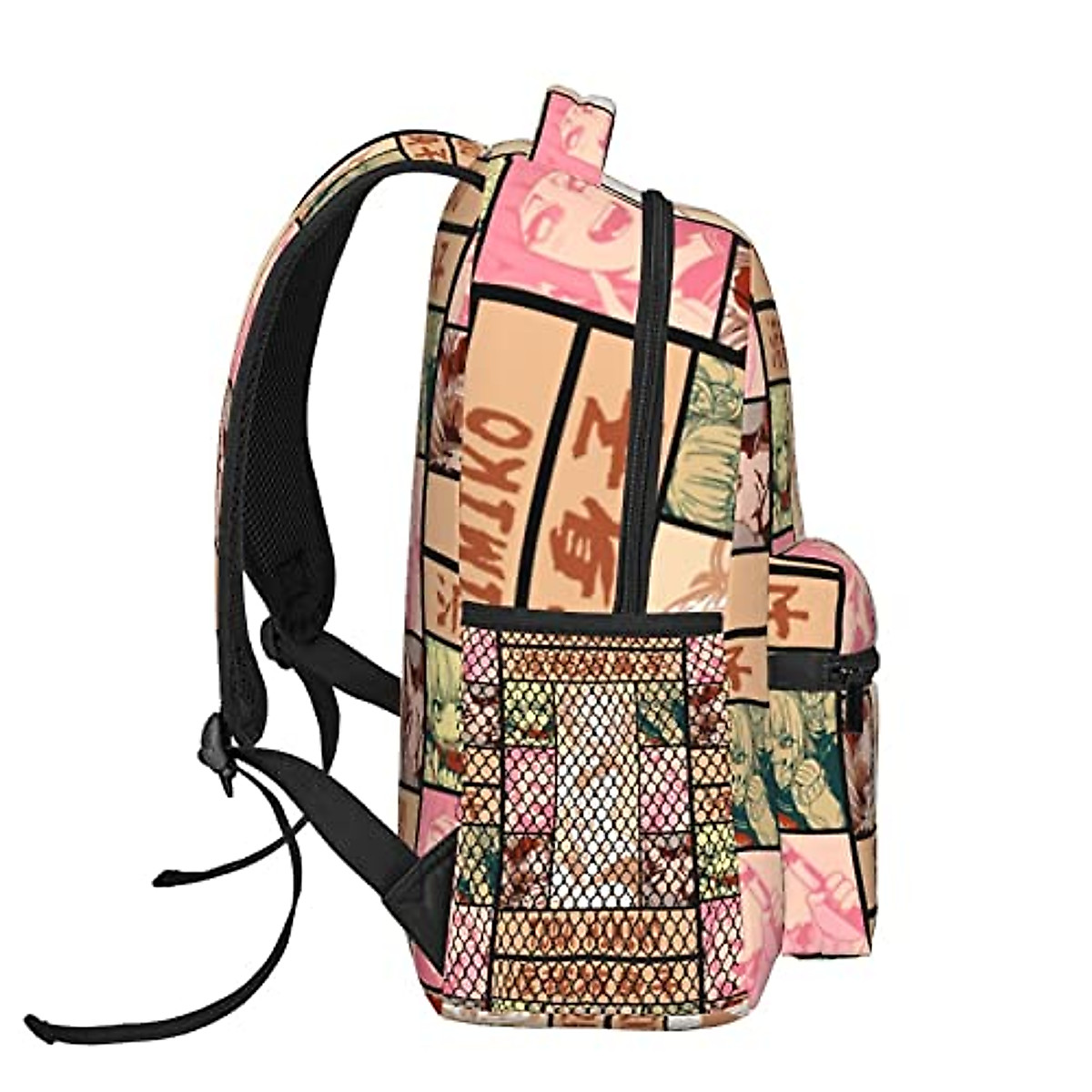 My Comics Hero Cartoon Academia Himiko Toga Backpack, Polyester Anime Shoulders Backpacks, Casual Bag, Custom Day Pack