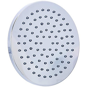Amazon Basics Rain Shower Head, 6 Inch, Round, Polished Chrome
