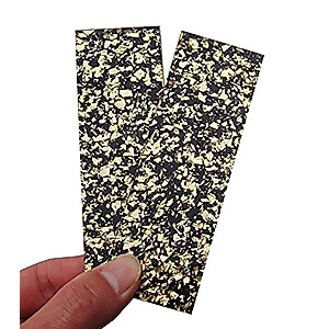 2 pcs Acrylic Knife scales Handle Material Slabs Knives Custom DIY Tool for Knife Making Blanks Blades (Gold)