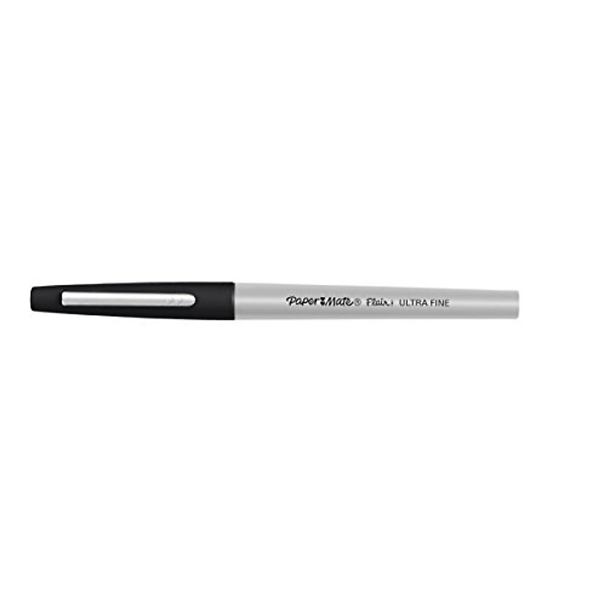 Paper Mate Flair Felt Tip Pens, Ultra Fine Point (0.4mm), Black, 12 Count