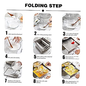 1pc Roll Rice Roll Stainless Steel Basket for Vegetables Vegetable s Steamed Vermicelli Roll Chinese Rice Roll Rice Roll Making Tool Drawer