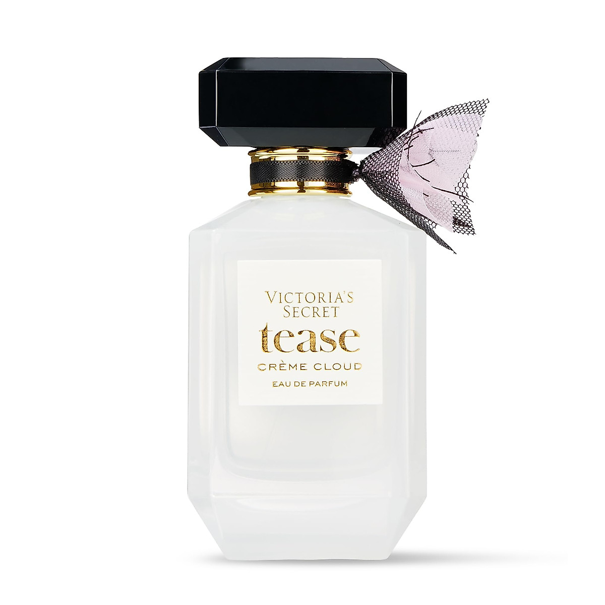 Victoria's Secret Tease Crème Cloud Eau de Parfum, Notes of Vanilla Meringue, Santal Flower & Sheer Amber, Perfumes for Women (3.4 oz)
