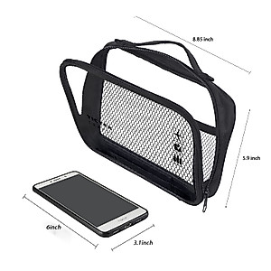 YICTEK Empty Plastic Travel Bottles Containers for Toiletries, TSA Approved Travel Size Toiletries Bottles Kit for Liquids Shampoo Conditioner Lotion, Carry-On Set for Women/Men