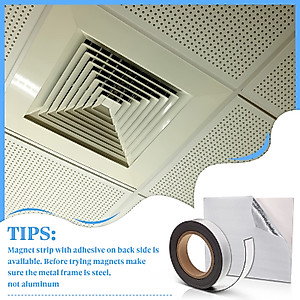 Attic Armour Attic Fan Cover, Attic Fan Cover Whole House Fan Cover Household Attic Fan Insulation Cover with Flexible Magnetic Tape Self Adhesive Magnet Strips for Ceiling Shutter (48 x 36 Inch)