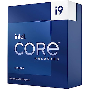 Intel Core i9-13900KF (Latest Gen) Gaming Desktop Processor 24 cores (8 P-cores + 16 E-cores) - Unlocked