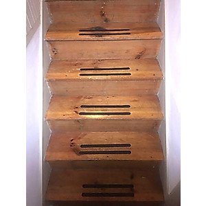 Red Cat Anti Slip Grip Tape For Stairs. Black Non Slip Floor or Stair Treads. 20 Pre-Cut Strips 1" x 15.5" Anti Slip Safety Tape. Waterproof Indoor/Outdoor Commercial Adhesive Stair Treads Avoid Falls