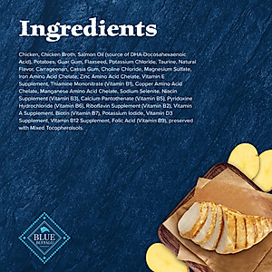 Blue Buffalo Wilderness High-Protein Grain-Free Wet Kitten Food, Chicken Paté Recipe, 3-oz. Cans, 6-Count