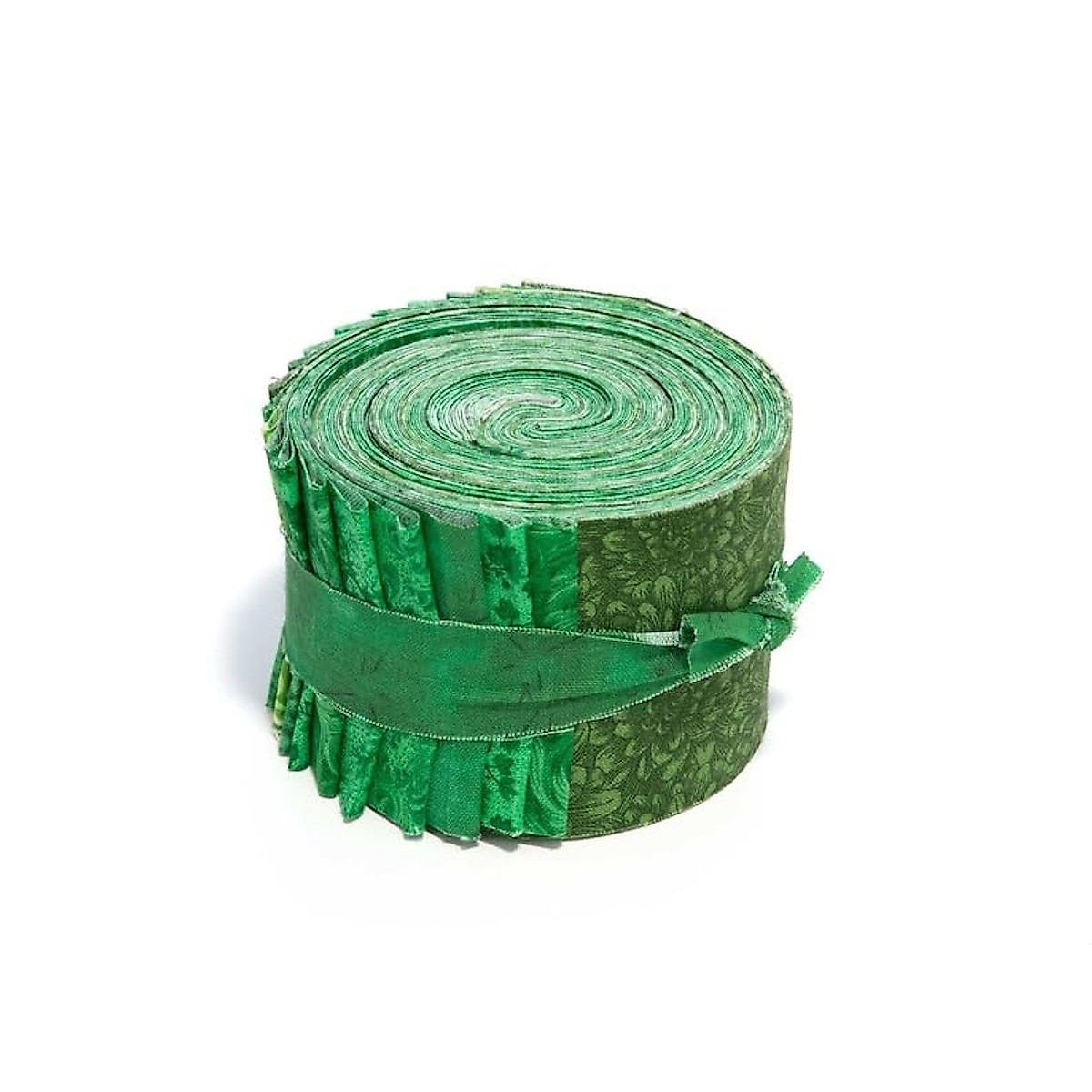 20 Pcs Fabric Strips Cute, Beautiful 100% Cotton Fabric Quilting Strips, Width 44 inch Length 2.5 inch, Gift It's All Green Jelly Roll pre-Cut, DIY Blanket